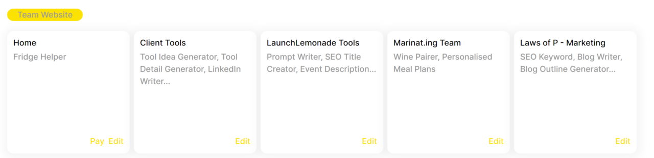 Features - LaunchLemonade